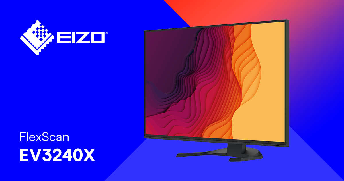 FlexScan EV3240X | 32'' irodai monitor 4K UHD felbontással